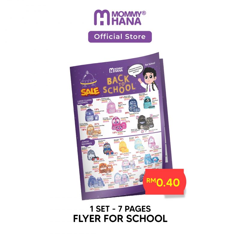 FLYERS – SCHOOL (PRE-ORDER FLYERS) – Shop with MommyHana